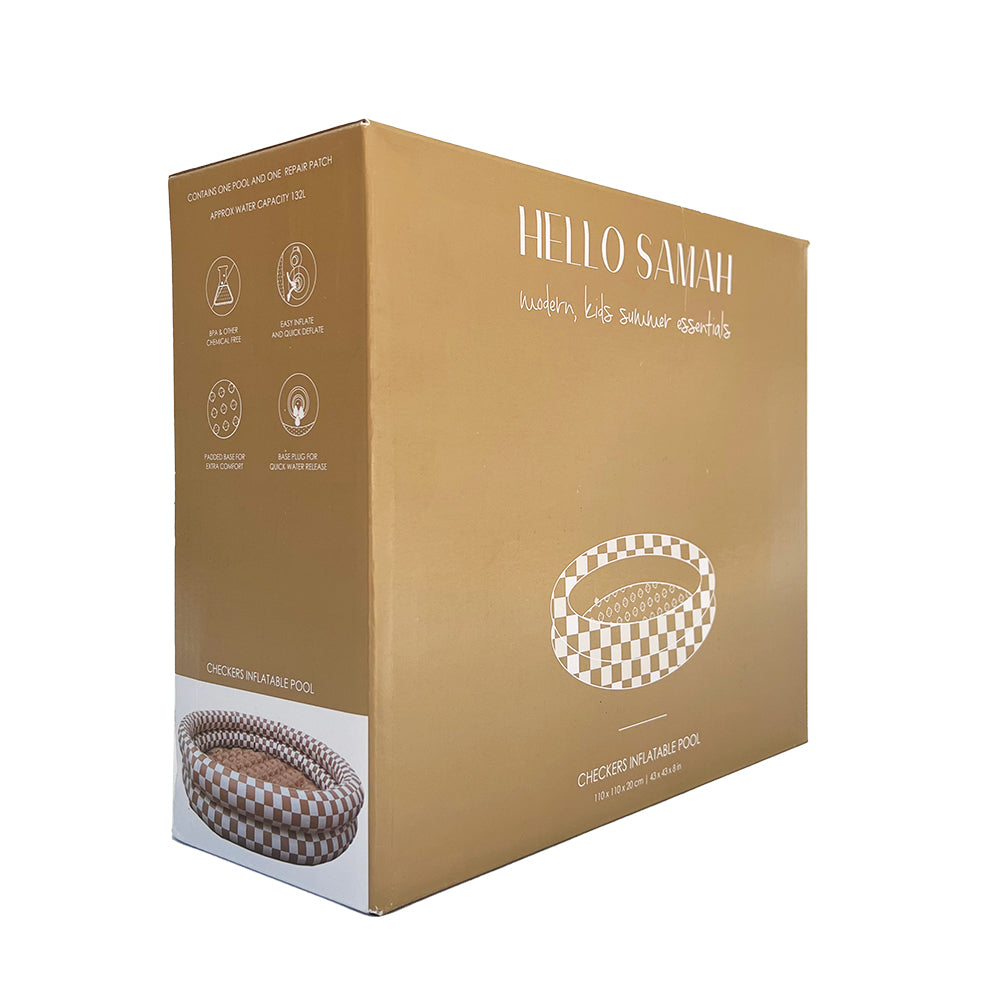 Checkers Inflatable Pool – Hello Samah